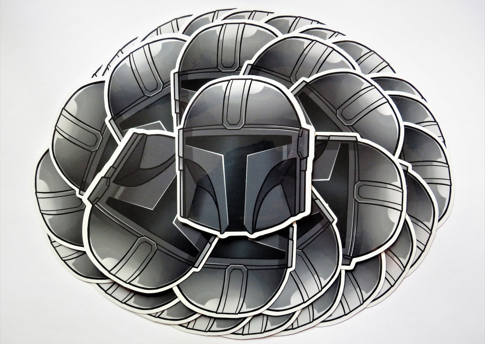 Mandalorian Vinyl Sticker - Etsy