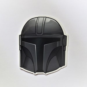 Mandalorian Vinyl Sticker - Etsy