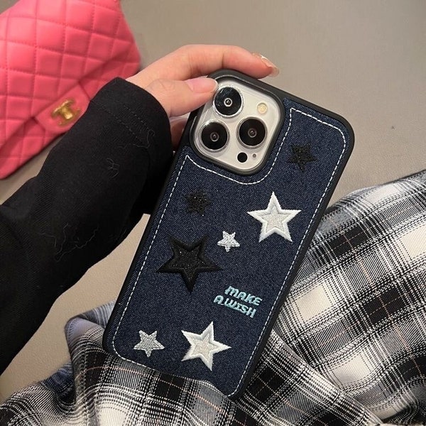 Denim Phone Case - Etsy