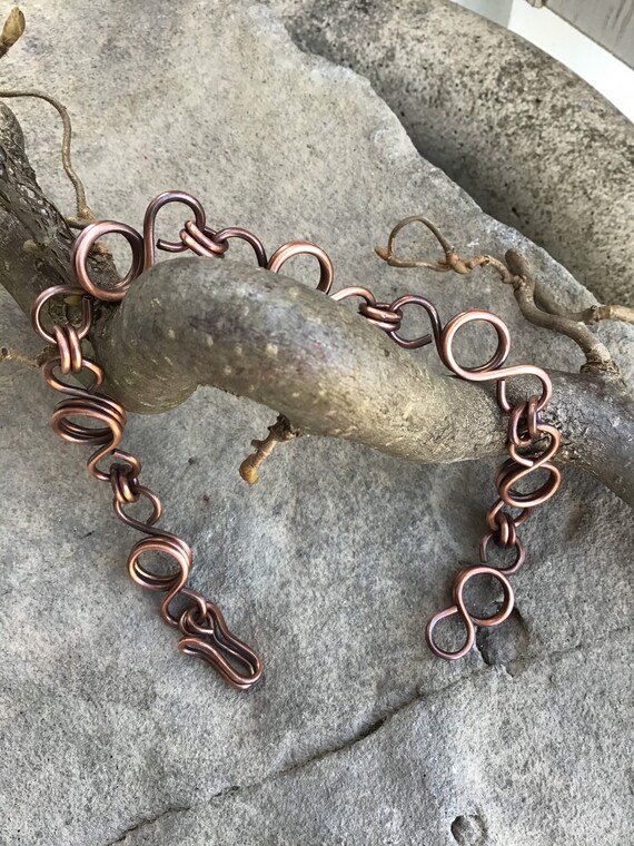 Mens copper bracelet | Etsy