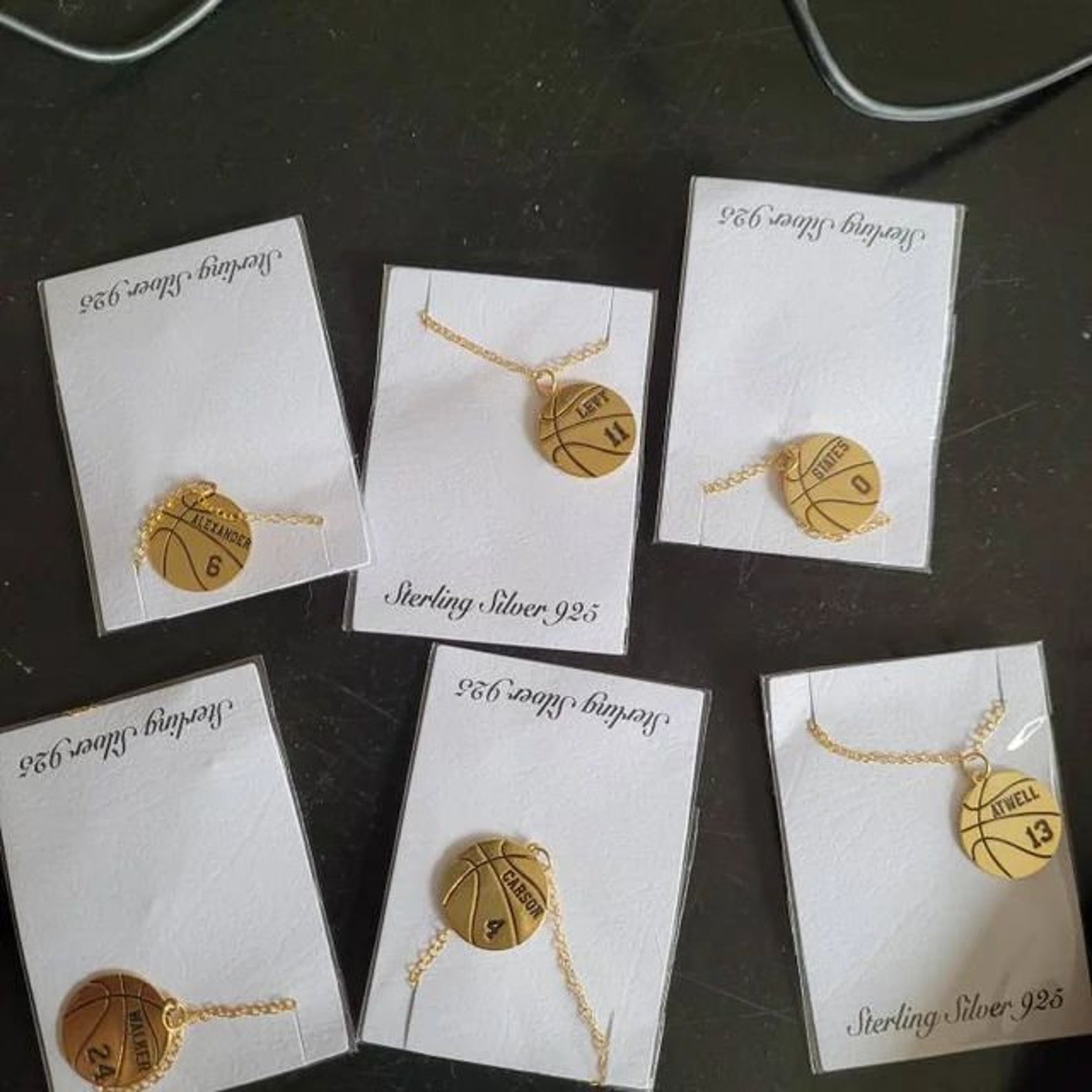 Basketball Necklace Sports Jewelry Custom Basketball Gift - Etsy