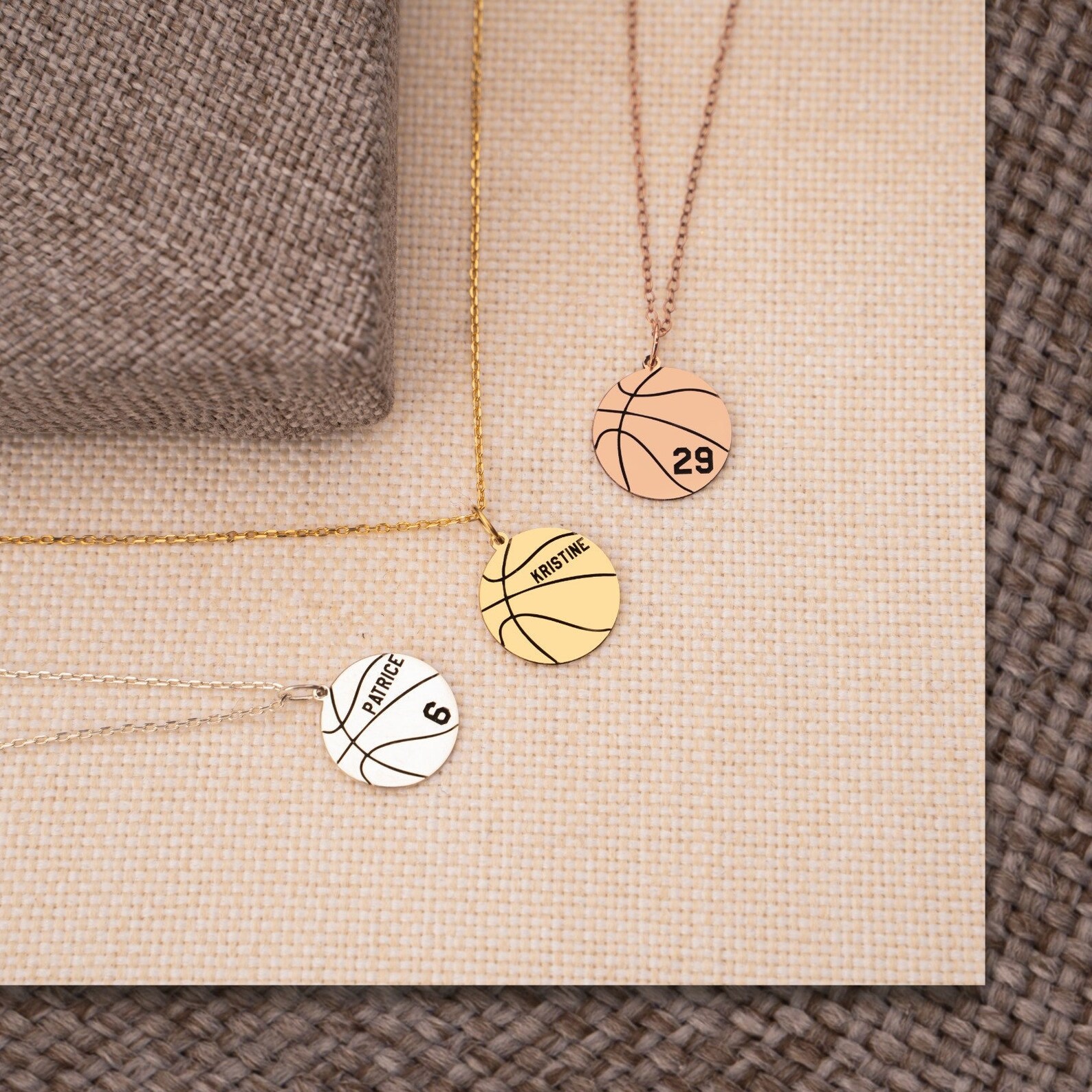 Basketball Necklace Sports Jewelry Custom Basketball Gift - Etsy