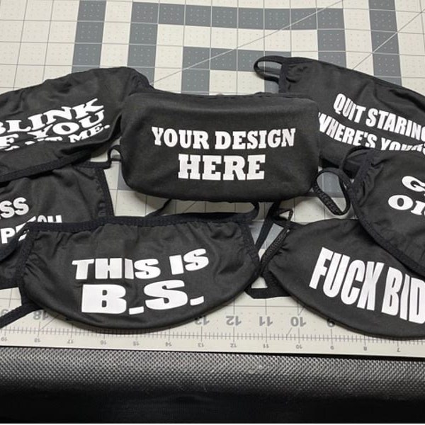 Funny Face Mask - Etsy