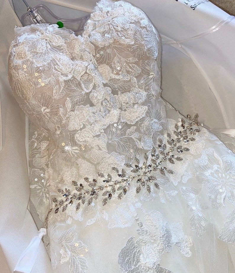 Minimalist Bridal Belt, Silver Bridal Vine Belt, Floral Belt ...