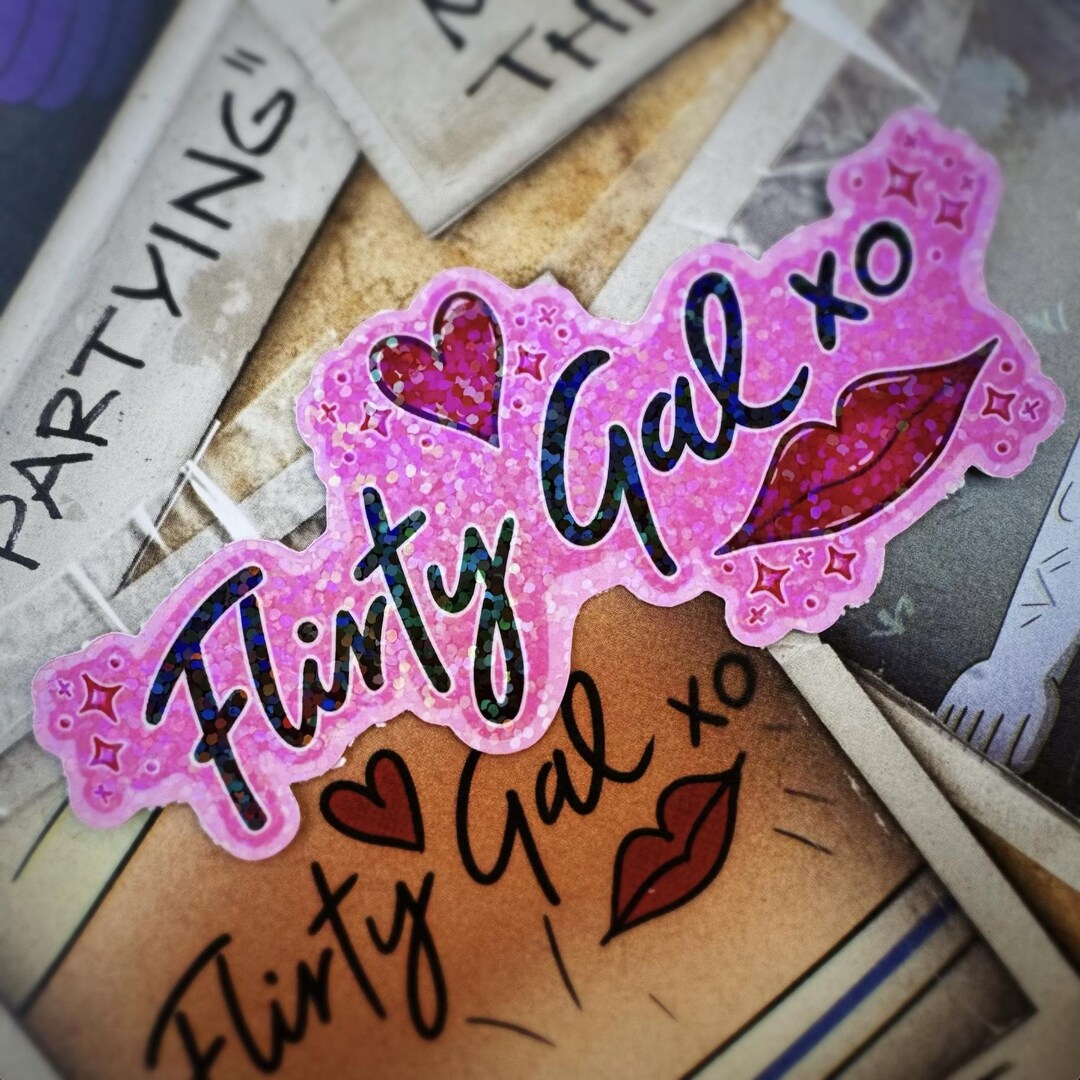 Flirty Gal Stanford Pines Tattoo Sticker Gravity Falls Fanart - Etsy
