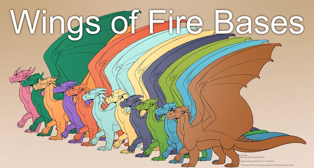 Wings of Fire Bases - Etsy
