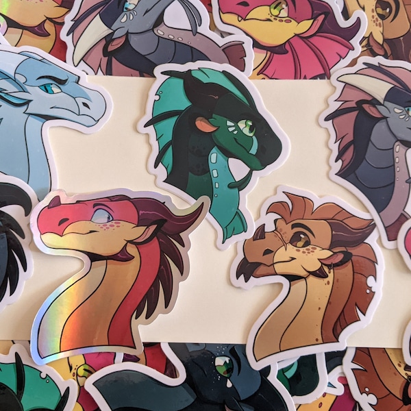 Wings of Fire Qibli Earring - Etsy