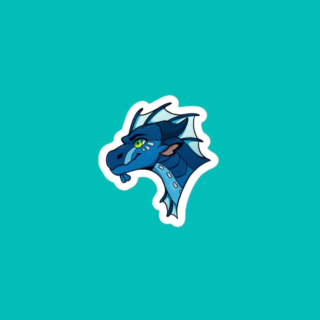 Wings of Fire Sticker: Tsunami gen 1 Design - Etsy