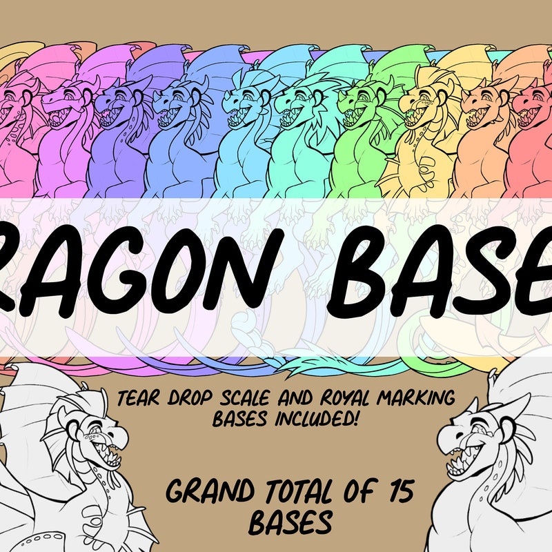 Dragon Art Base - Etsy
