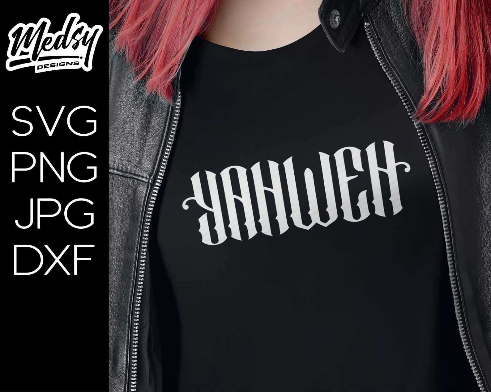 Yahweh (tall) SVG Urban Faith Based Vinyl Decal Modern Shirt Design - Etsy