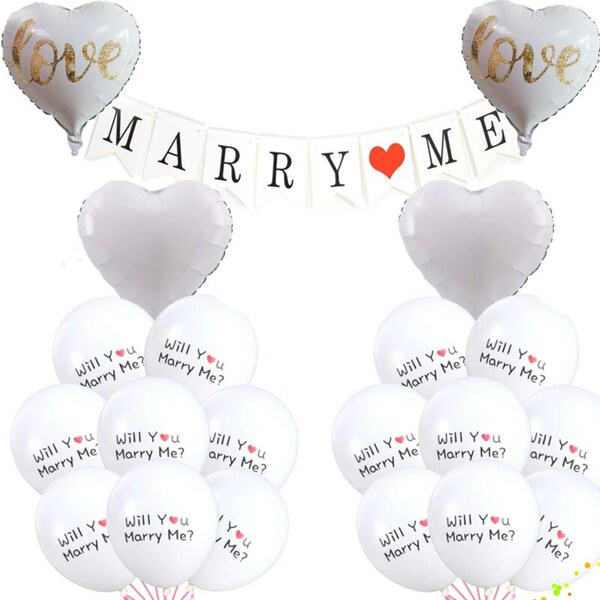 Marry Me Balloons - Etsy