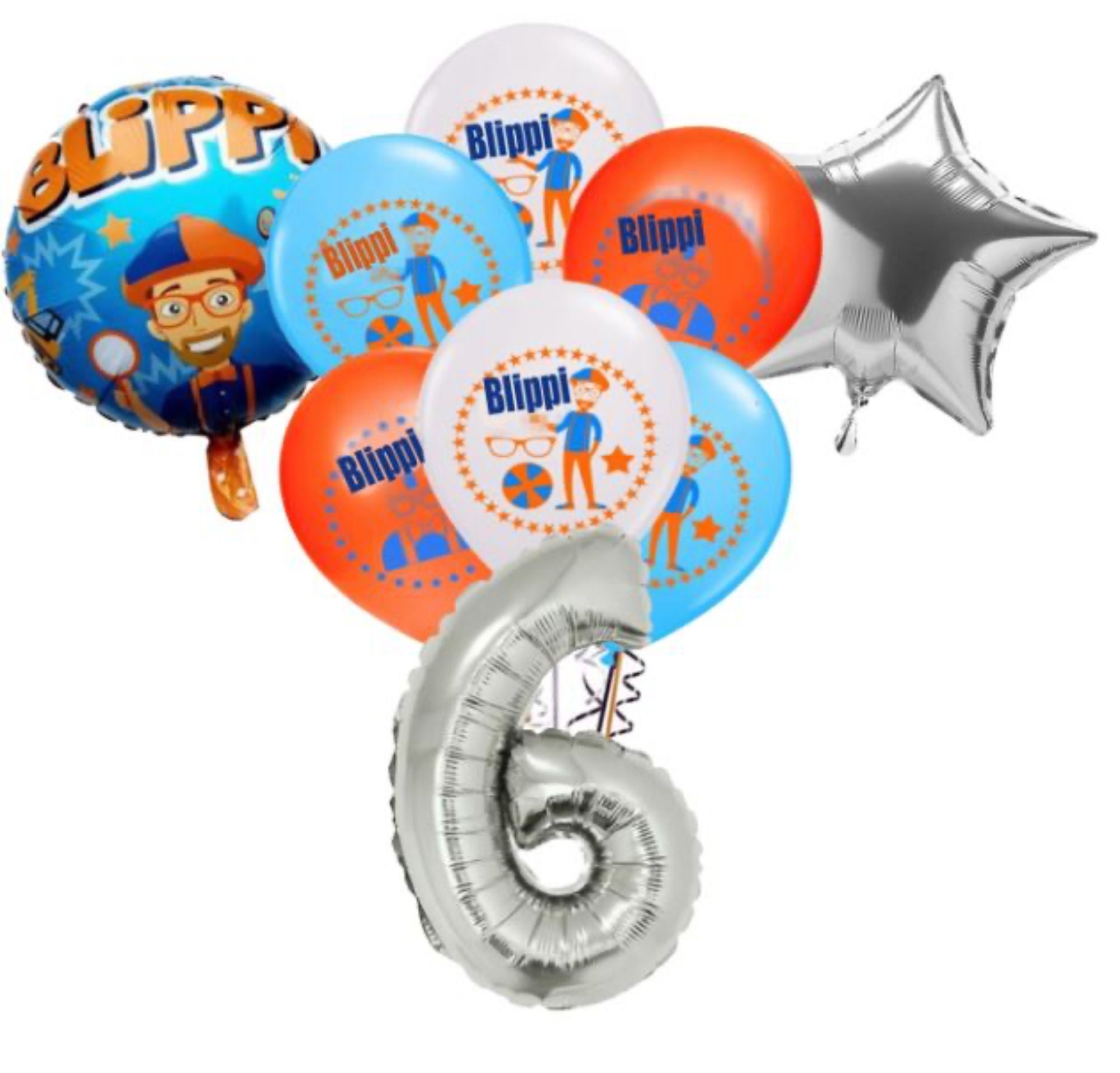 Balloons ship today,Blippi Balloons,Birthday Blippi Decoration,Toddler ...