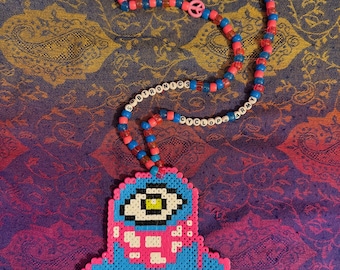 Subtronics Cyclops Perler Necklace - Etsy