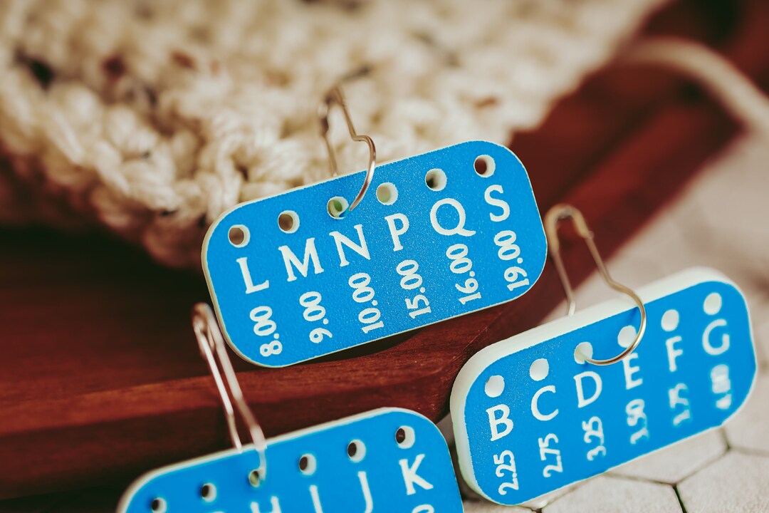 Hook Minder Set, Crochet Hook Reminders, Hook Markers - Etsy