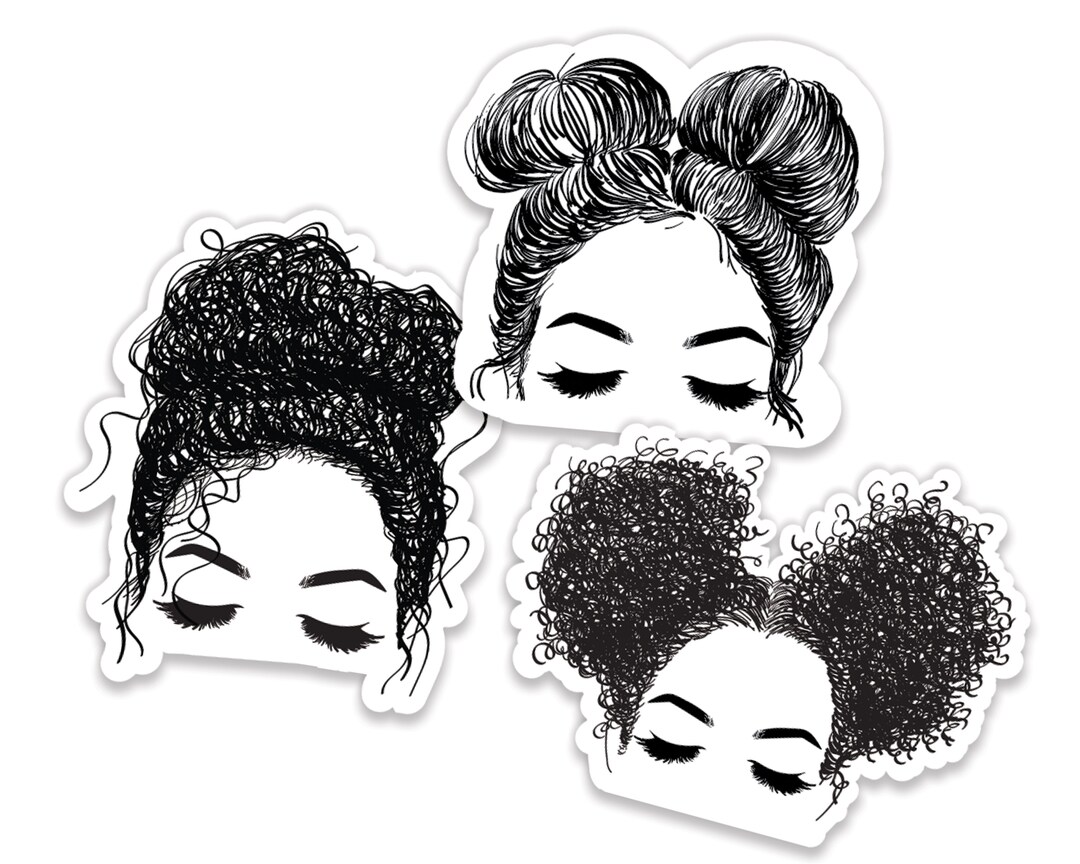 Printable Messy Bun Display Cards Bundle, Ear Warmer Headband, Knit ...