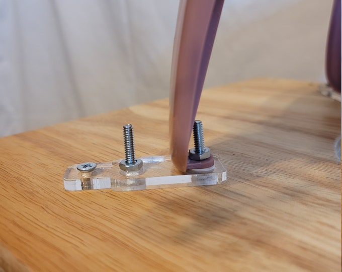 Knitting Machine Table Mounts, Clear Acrylic - Etsy