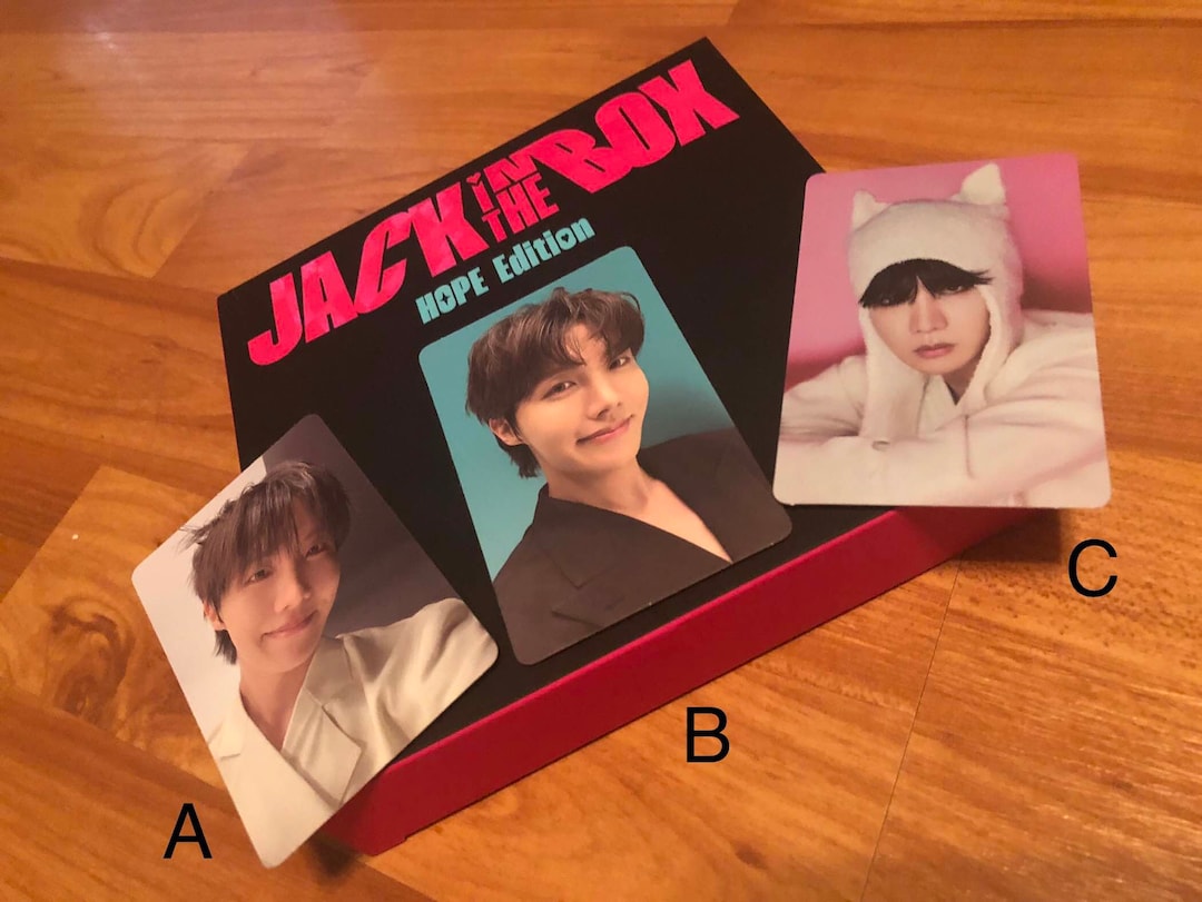 BTS Jhope Jack in the Box Hope Edition Official Photo Cards - Etsy