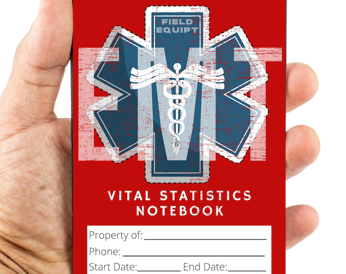 EMT / EMS PCR Notepad 5" X 7" (includes 3, 50 Sheet Pads. 150 Sheets ...