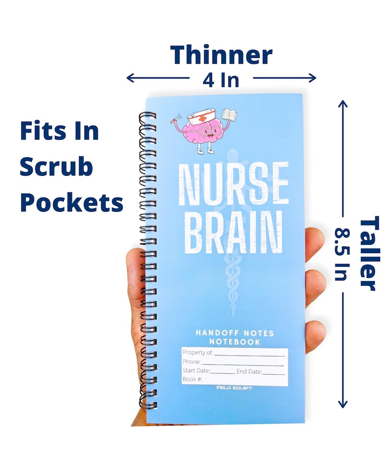 Field Equipt Nurse Essentials Report Notebook for Work & Nursing School ...