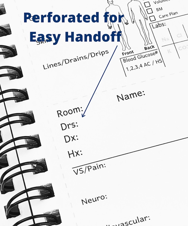 Field Equipt Nurse Essentials Report Notebook for Work & Nursing School ...
