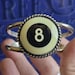 Inverted Billiard Ball Bracelet: Sterling Silver .925, 6.5-6.8" Wrist ...
