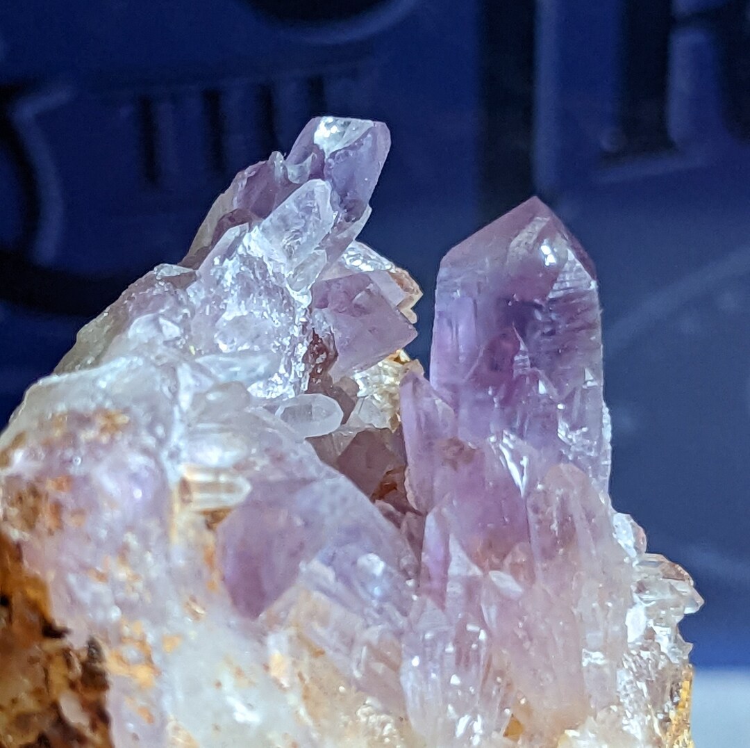 Purple Phantom Amethyst Cluster From Amatitlán, Guerrero, Mexico ...