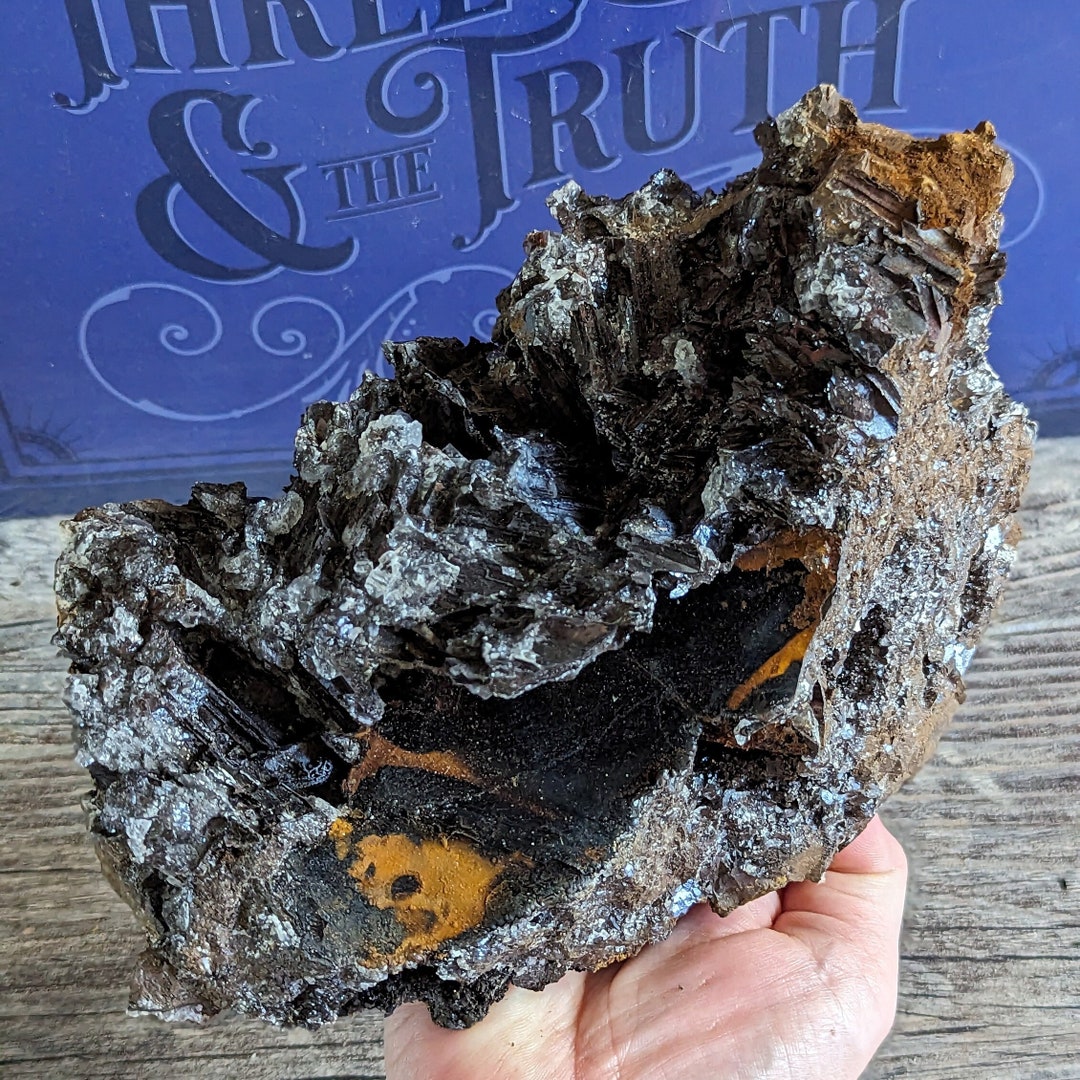 Aesthetic Black Goethite, Limonite, Calcite - Specimen, Mexico - Etsy