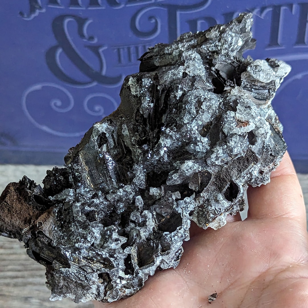 Black Goethite, Limonite, Calcite - Small Specimen, Mexico - Etsy