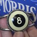Inverted Billiard Ball Bracelet: Sterling Silver .925, 6.5-6.8" Wrist ...