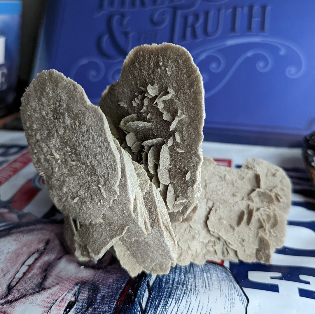 Sand Included Gypsum Selenite, Salt Plains Oklahoma Desert Rose - Etsy