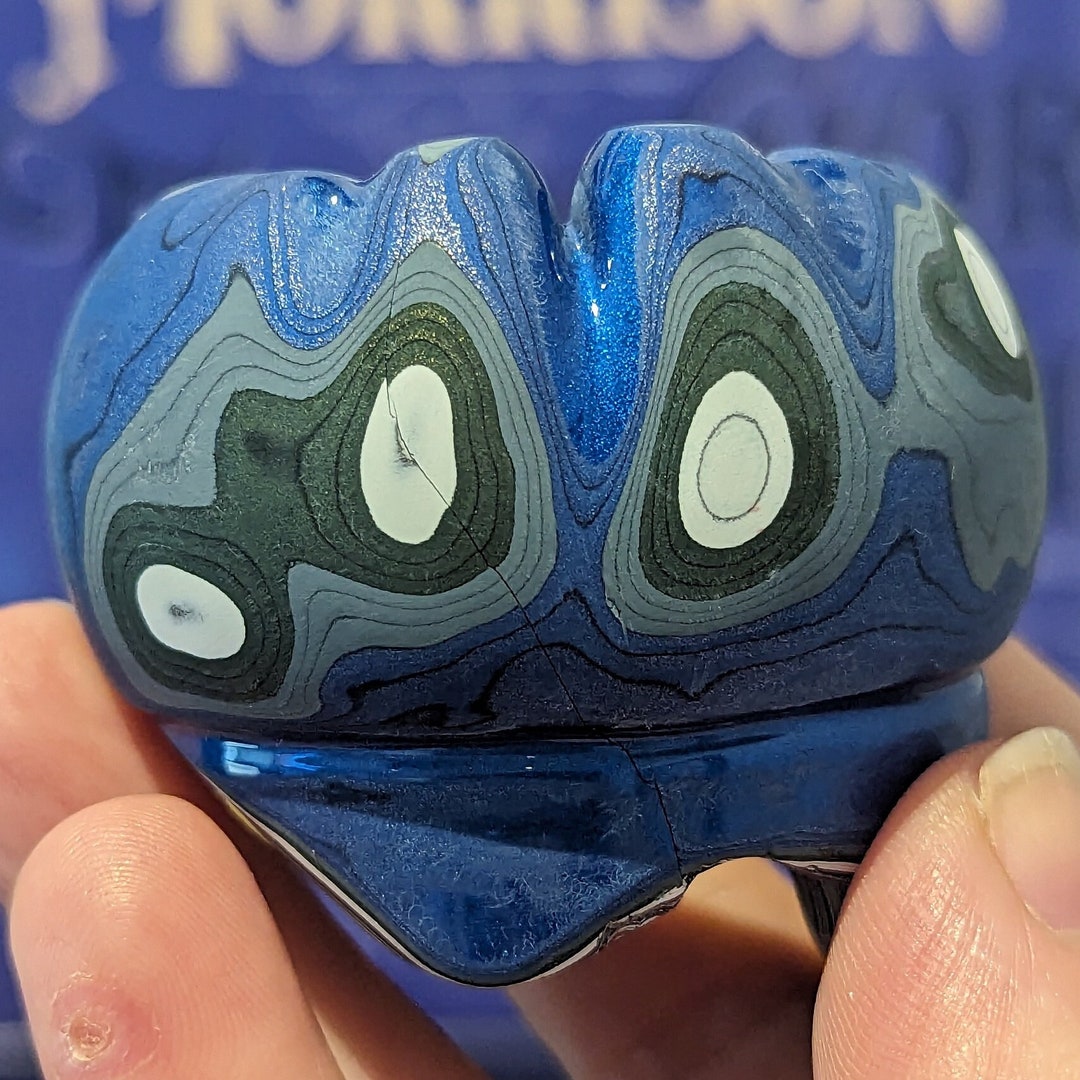 Unique & Beautifully Aesthetic Bubbly Fordite "donut" - Etsy