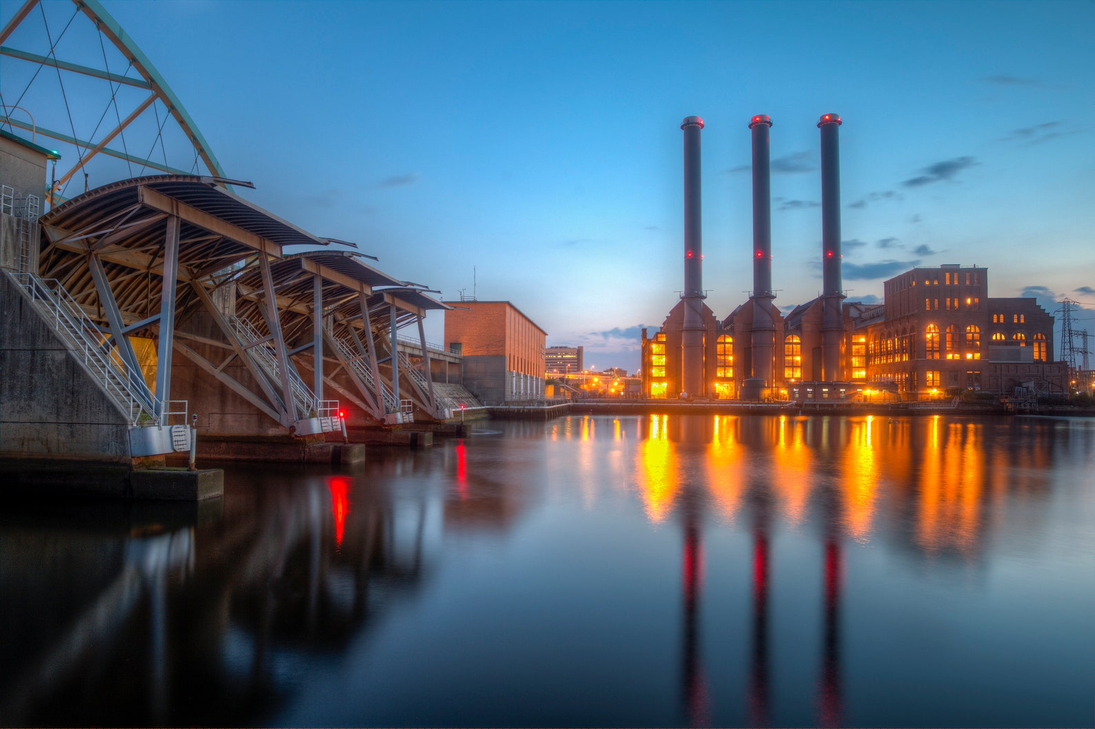 Providence Power Plant. Large Metal Print or Canvas Gallery Wrap ...
