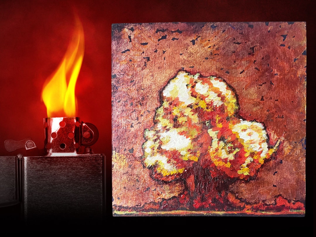 Atomic 1 Original Art, Bomb Art, Industrial Art, Hydrogen Bomb, Modern ...