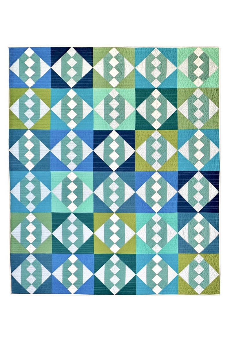 Lume Quilt Pattern: Modern Scrap Fabric Design (PDF Download) - Etsy