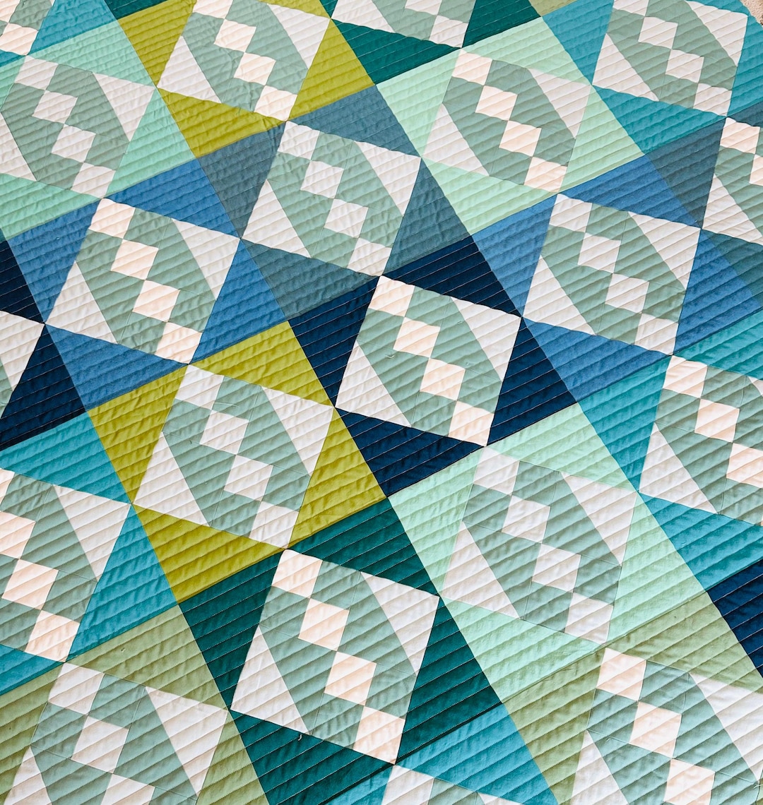 Lume Quilt Pattern: Modern Scrap Fabric Design (PDF Download) - Etsy
