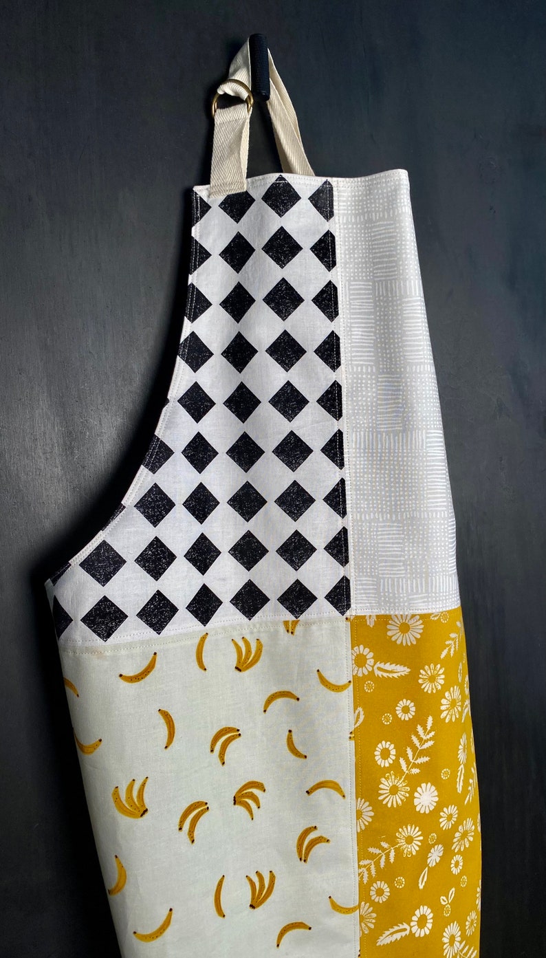 Retro Inspired Apron Handmade Tie Back With Adjustable Neck - Etsy