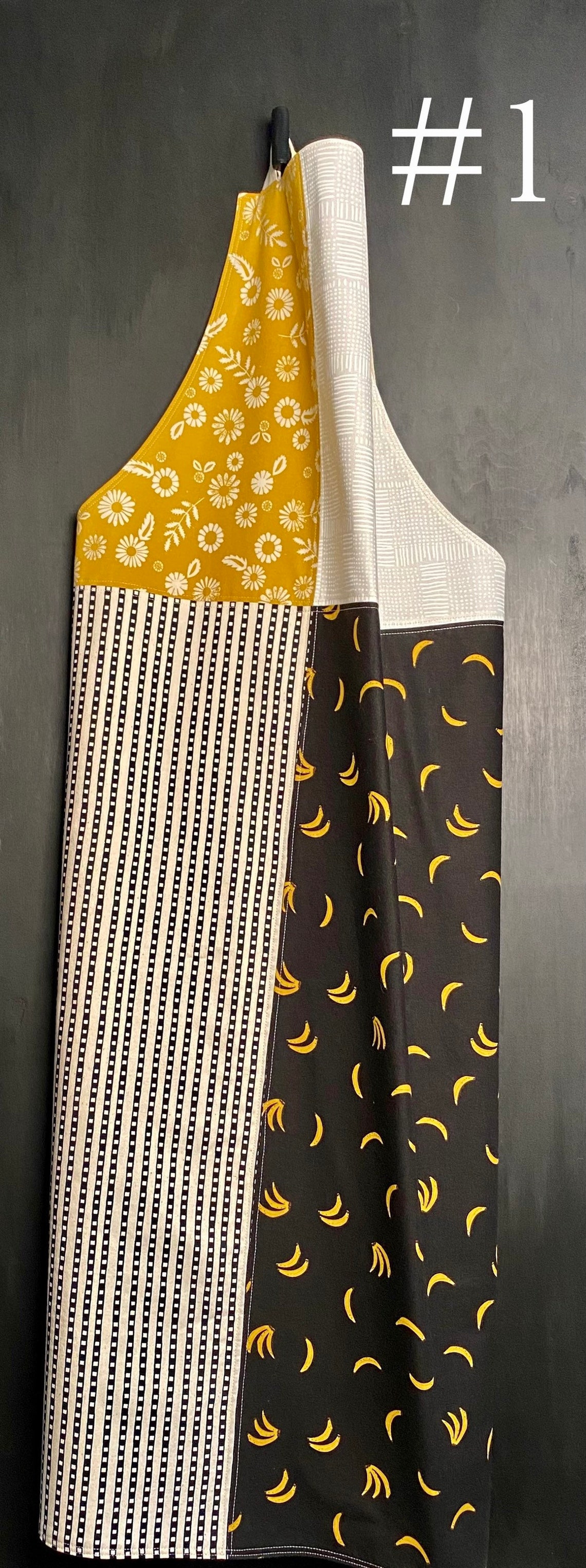 Retro Inspired Apron Handmade Tie Back With Adjustable Neck - Etsy