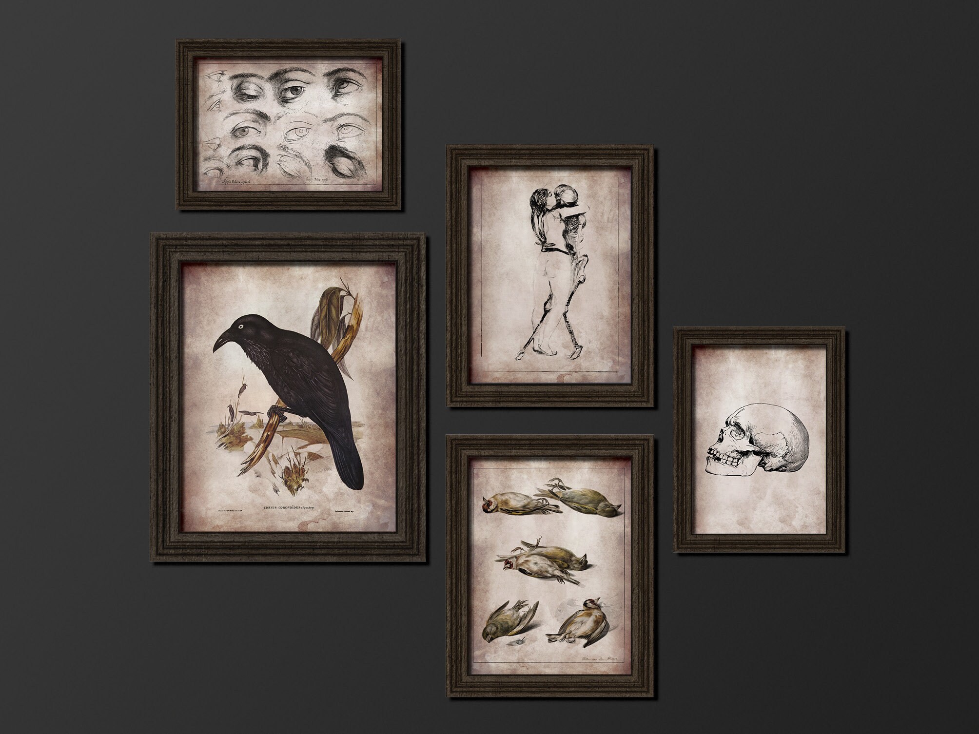 Gothic Print Set of 10 Antique Reproduction Prints. Gothic - Etsy