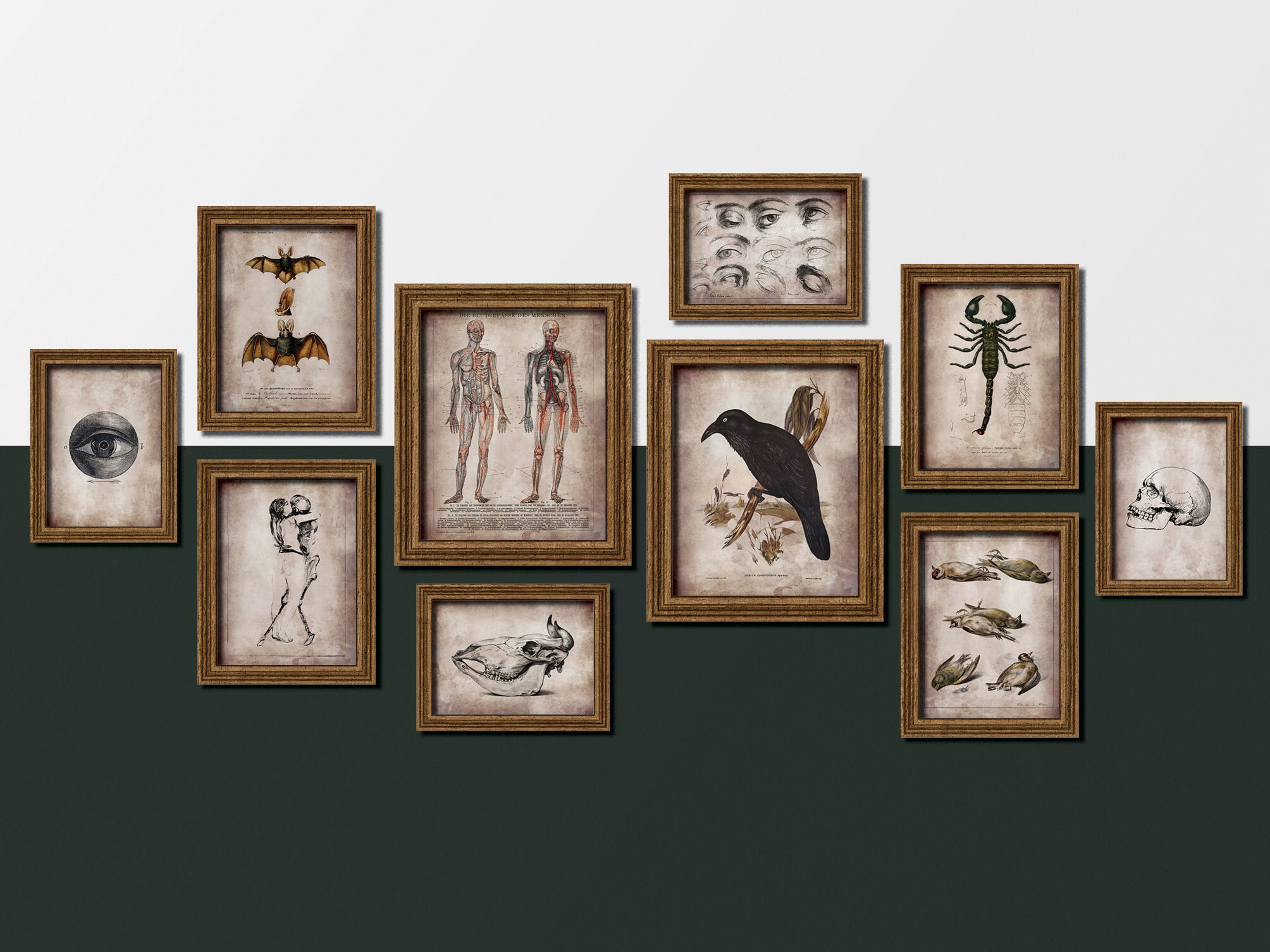 Gothic Print Set of 10 Antique Reproduction Prints. Gothic - Etsy