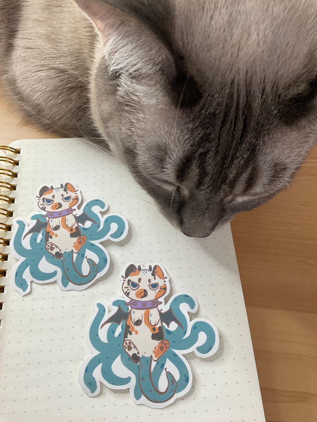 Cute Eldritch Cat Sticker | Lovecraft Inspired Sticker | the Cats of ...