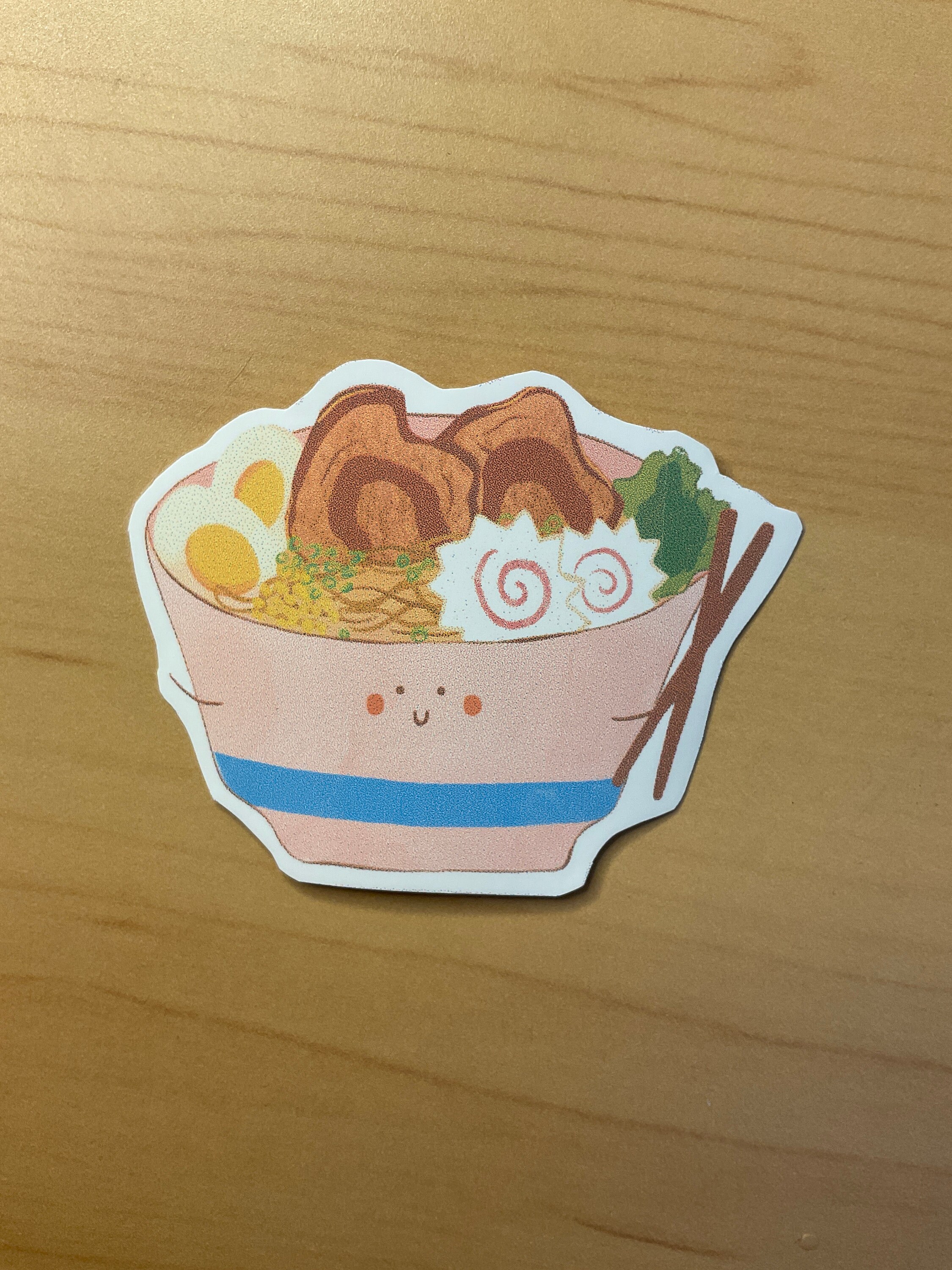 Cute Ramen Sticker Japanese Ramen Bowl Sticker Laptop Sticker Asian ...