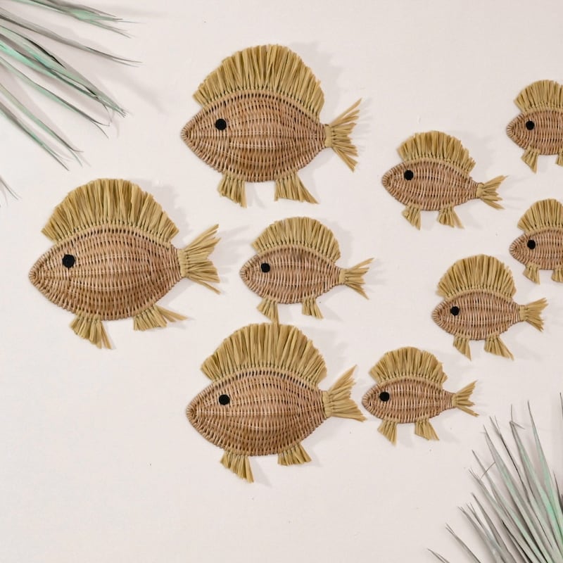 Rattan Wall Decor - Etsy