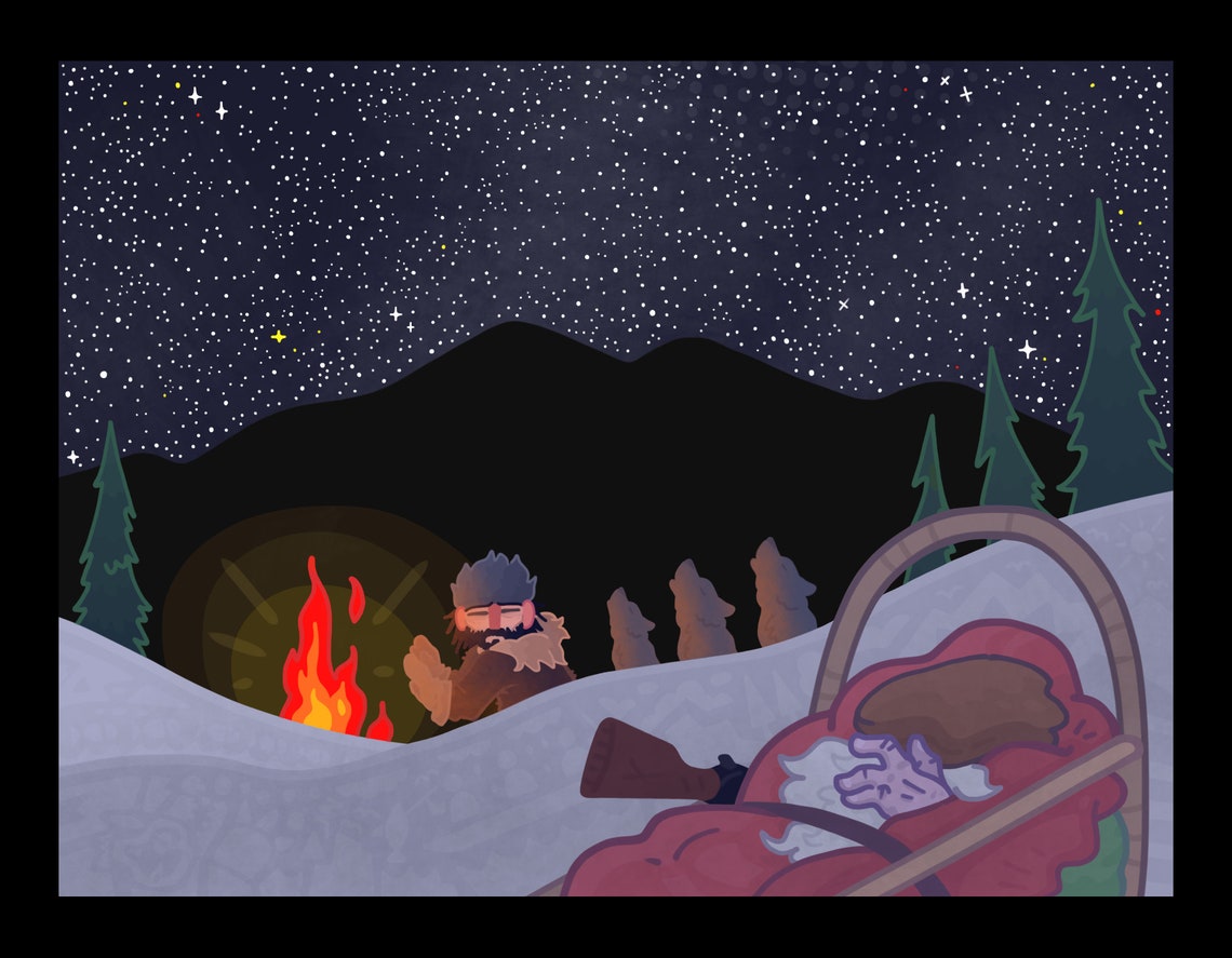 The Cremation of Sam Mcgee, Illustrated Soft Cover Picture Book. - Etsy