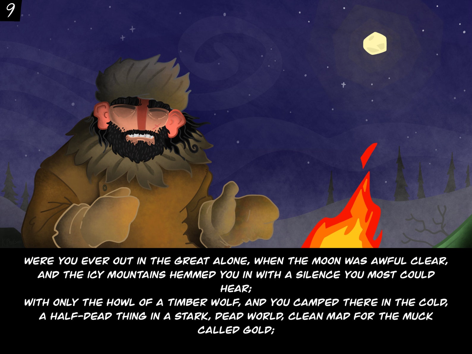 The Shooting of Dan Mcgrew. Illustrated Picture Book - Etsy