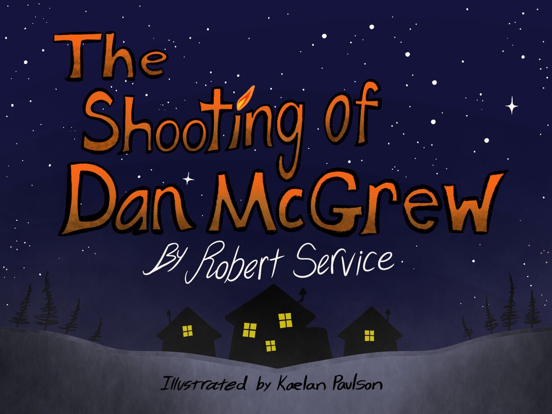 The Shooting of Dan Mcgrew. Illustrated Picture Book - Etsy
