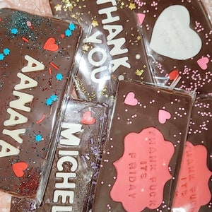 Personalised Name Bar/ Chocolate Name Bar/chocolate Bar / Chocolate ...