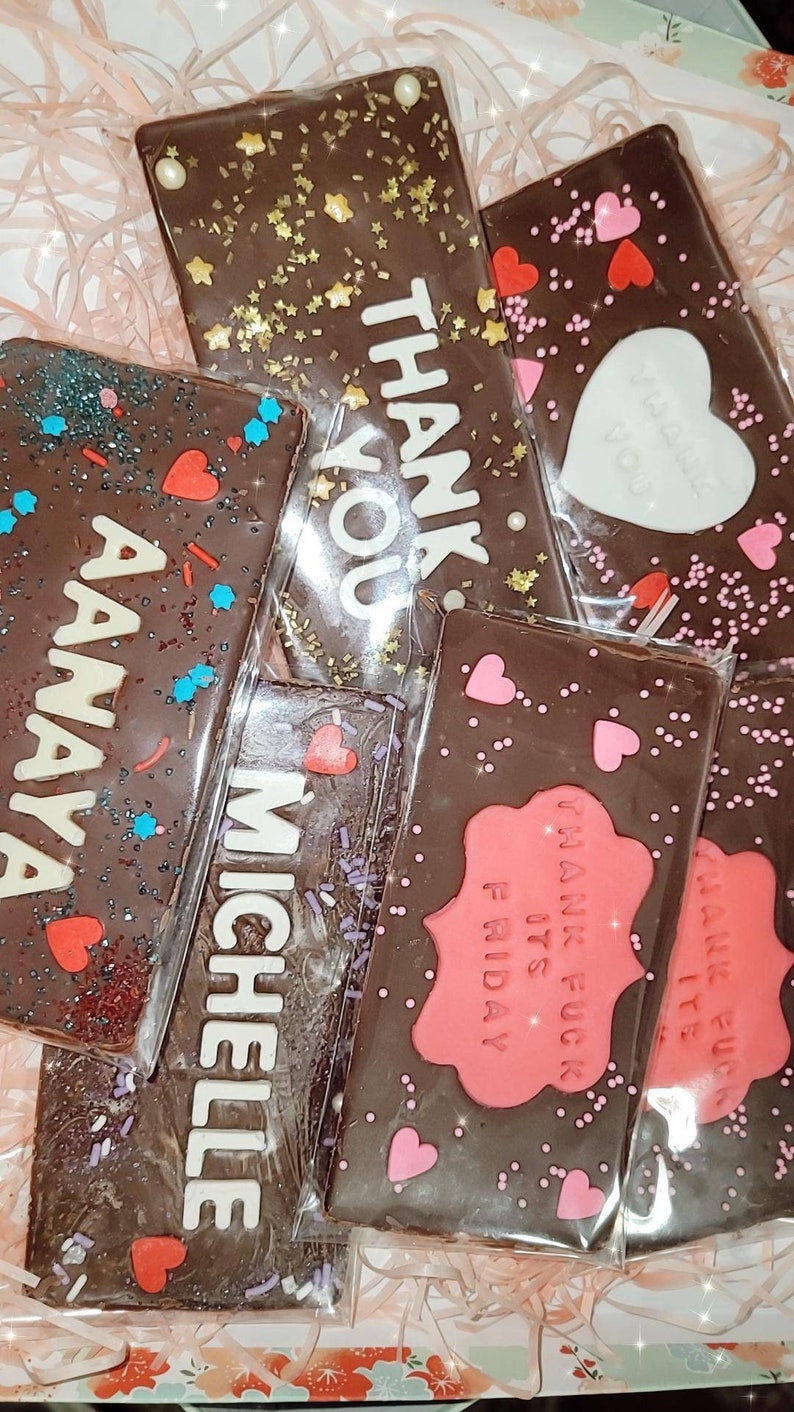 Personalised Name Bar/ Chocolate Name Bar/chocolate Bar / - Etsy