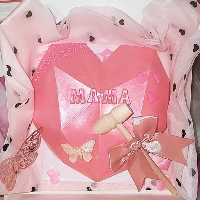 Chocolate Breakable Heart - Etsy