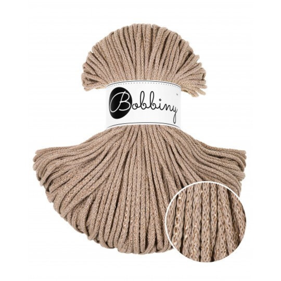 Bobbiny Golden Sand Braided Cord in 3mm, 5mm and 9mm Sizes - Etsy