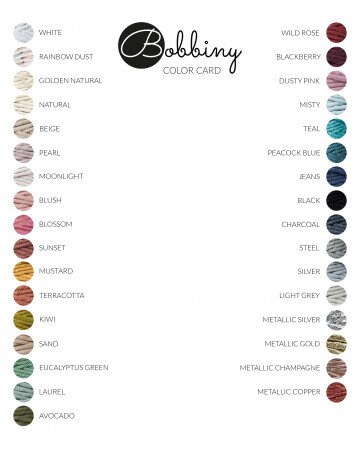 Bobbiny Beige Macrame Cotton Cord 1.5mm 3mm 5mm and 9mm - Etsy